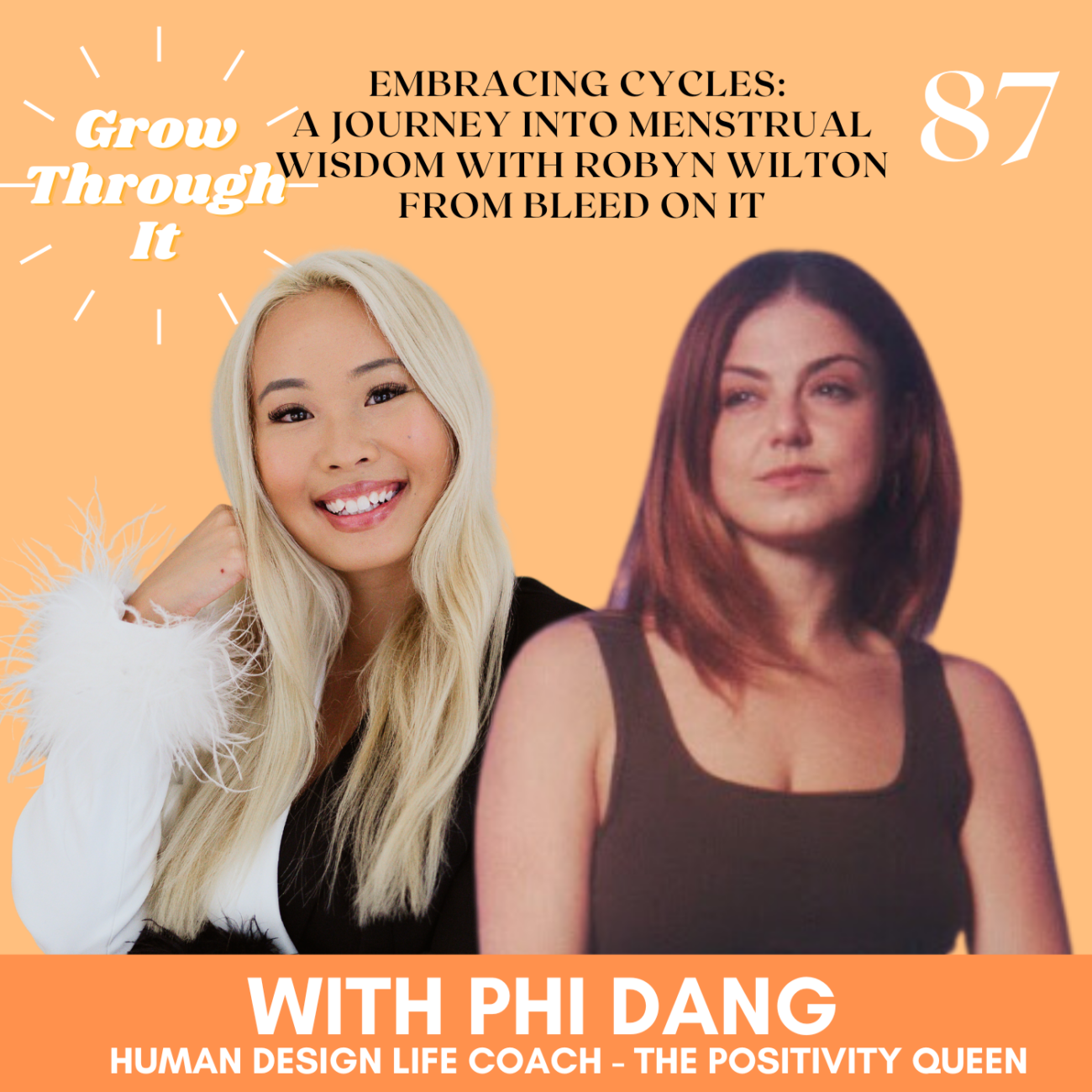 87: Embracing Cycles - A Journey into Menstrual Wisdom with Robyn Wilton from Bleed On It - Phi ...